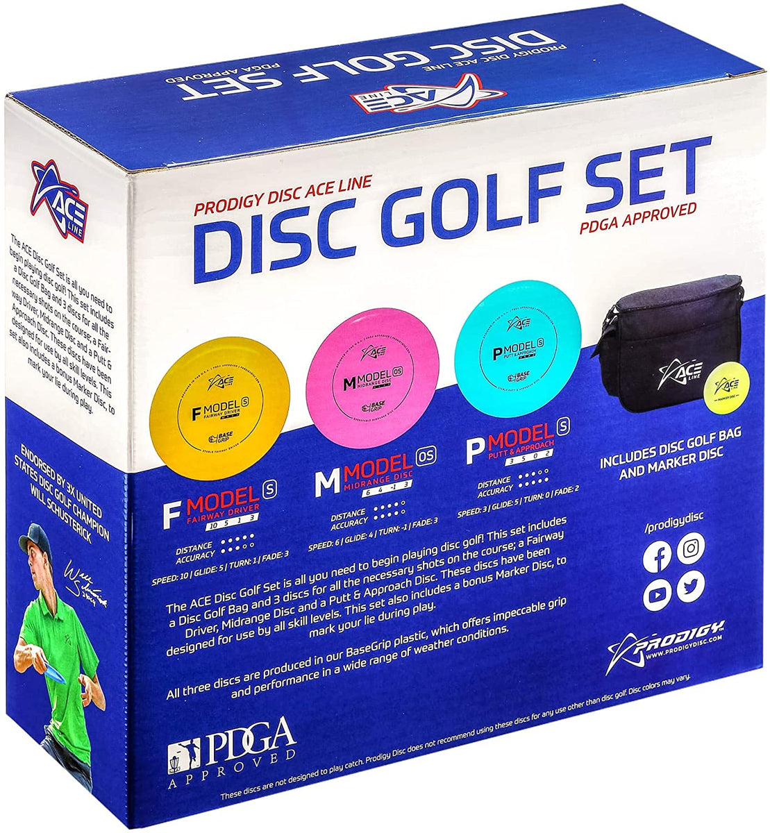 ACE DISC GOLF SET W/BAG – Al Anderson's Source for Sports